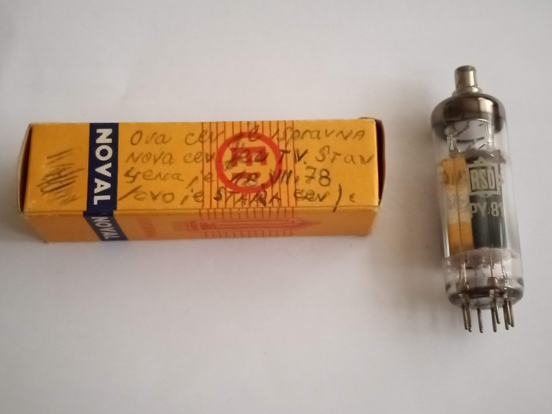 Elektronska Cev - Lampa - Ei Niš Noval PY - 81