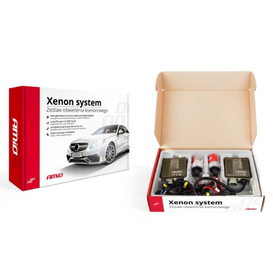 Sijalica H1, HID Xenon Canbus, 9-16V 6000K, (2 kom) – Amio 01897