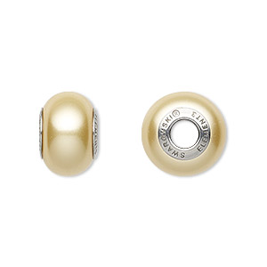 Swarovski Crystal BeCharmed Pearl -zlatna
