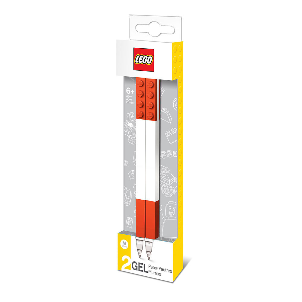 LEGO gel olovke (2 kom): Crvene