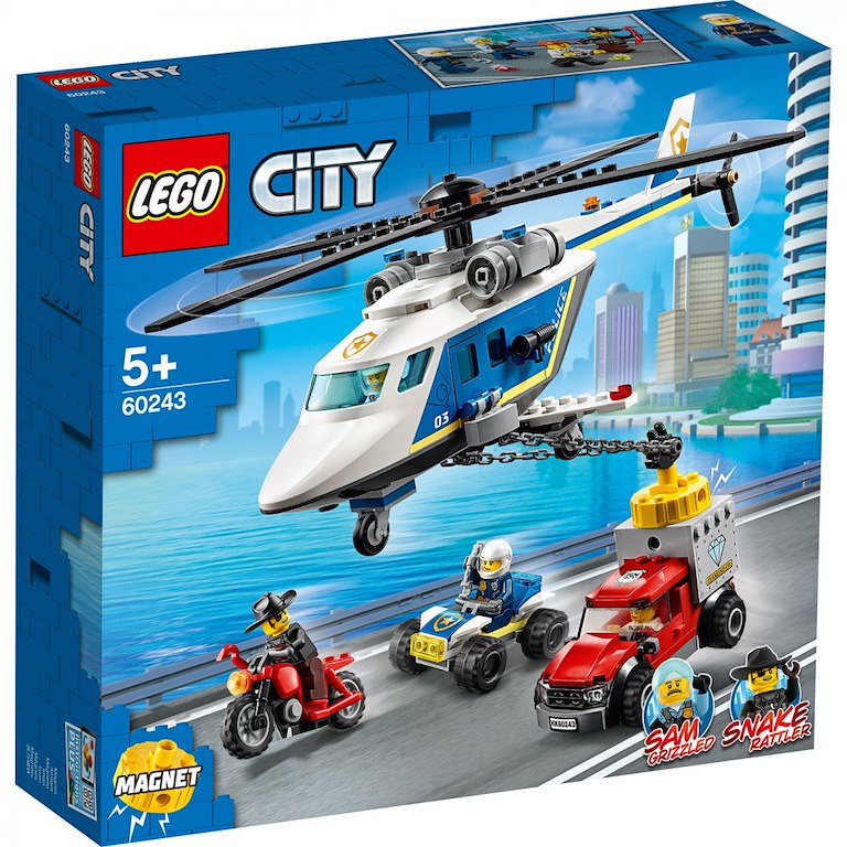 LEGO 60243 Policija: Helikopterska potera