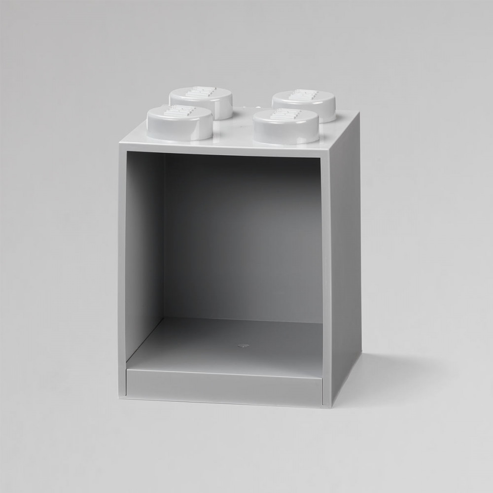 LEGO polica u obliku kocke (4), siva