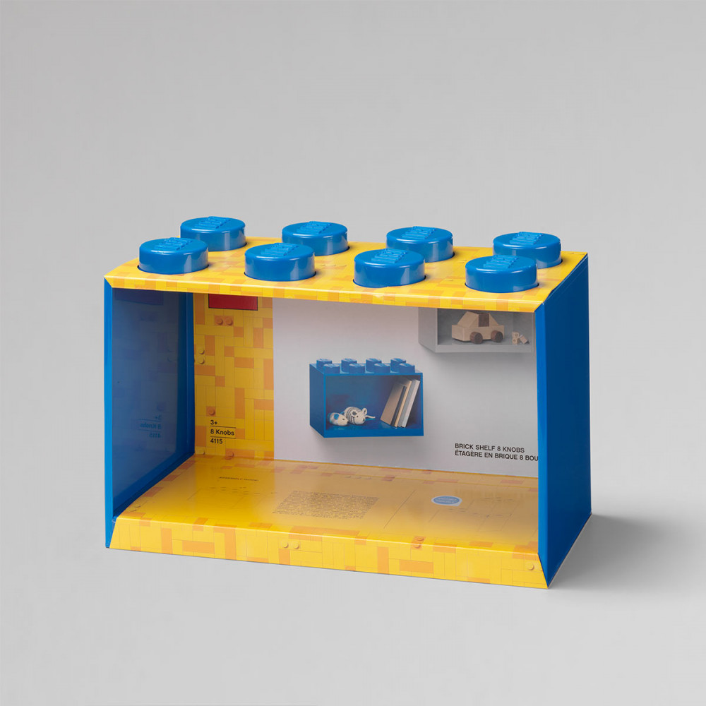 LEGO polica u obliku kocke (8), plava