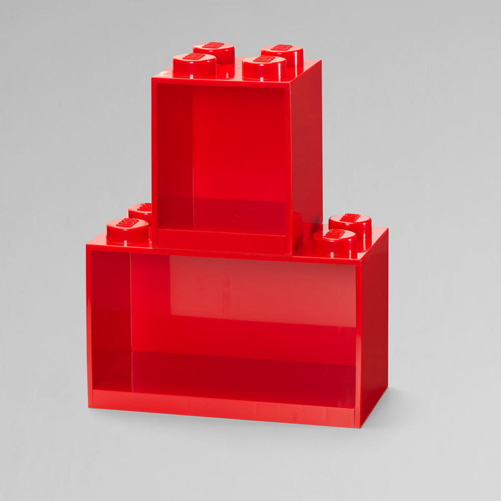 LEGO police u obliku kocaka, dvodelni set, crvena
