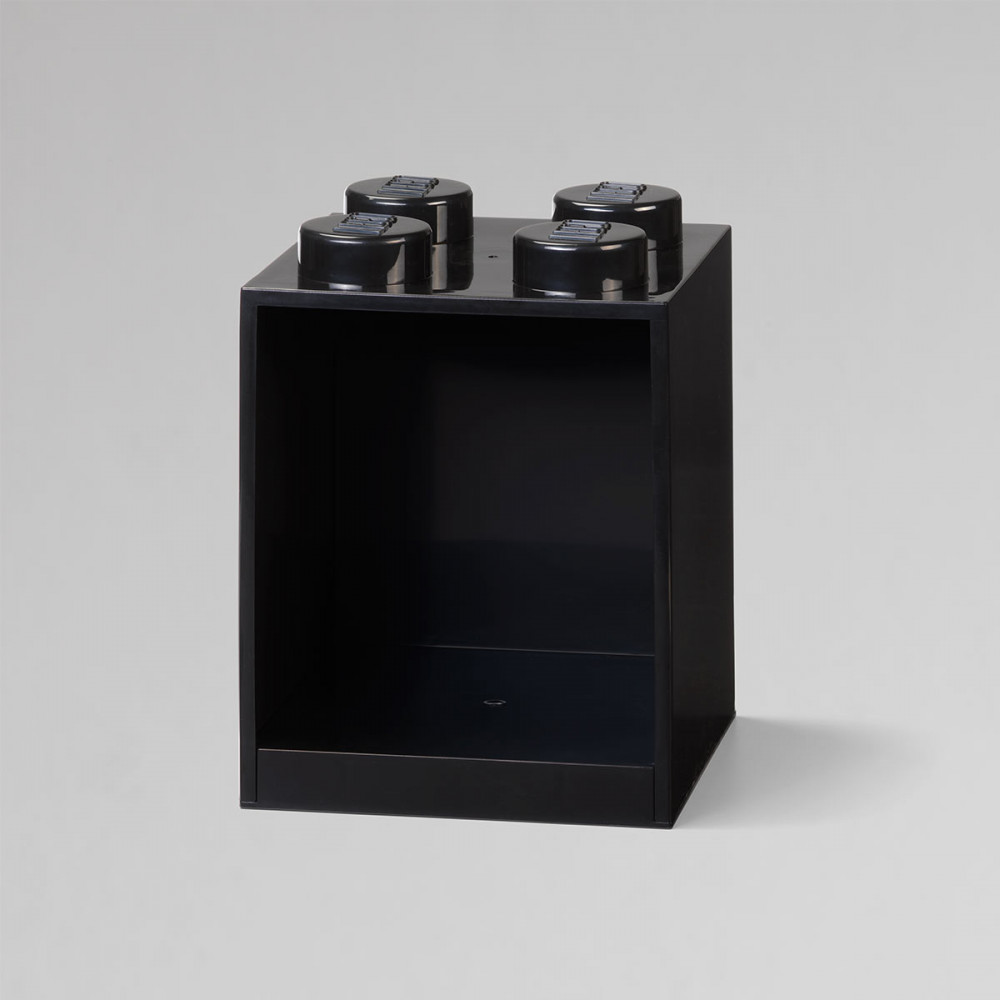 LEGO polica u obliku kocke (4), crna