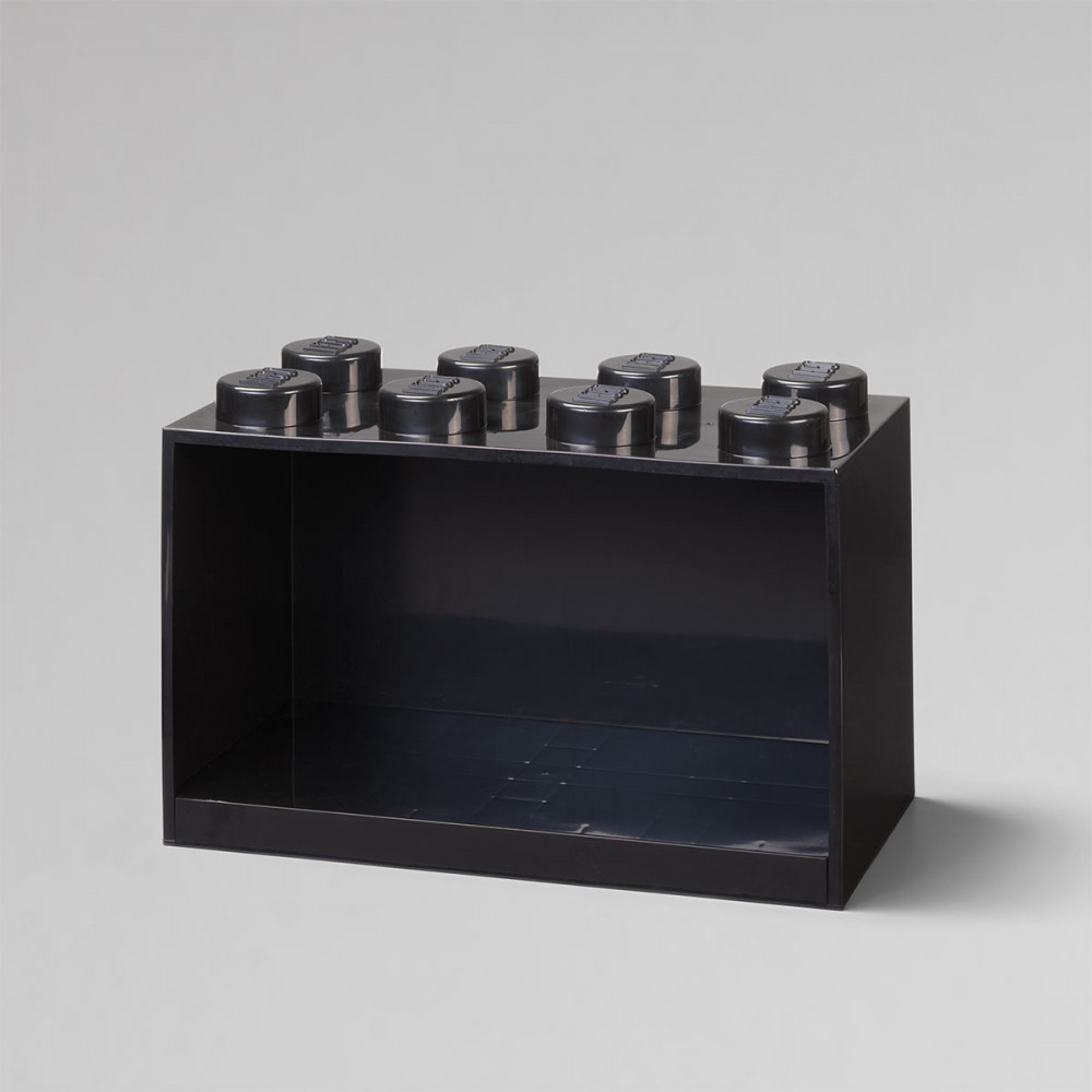 LEGO polica u obliku kocke (8), crna