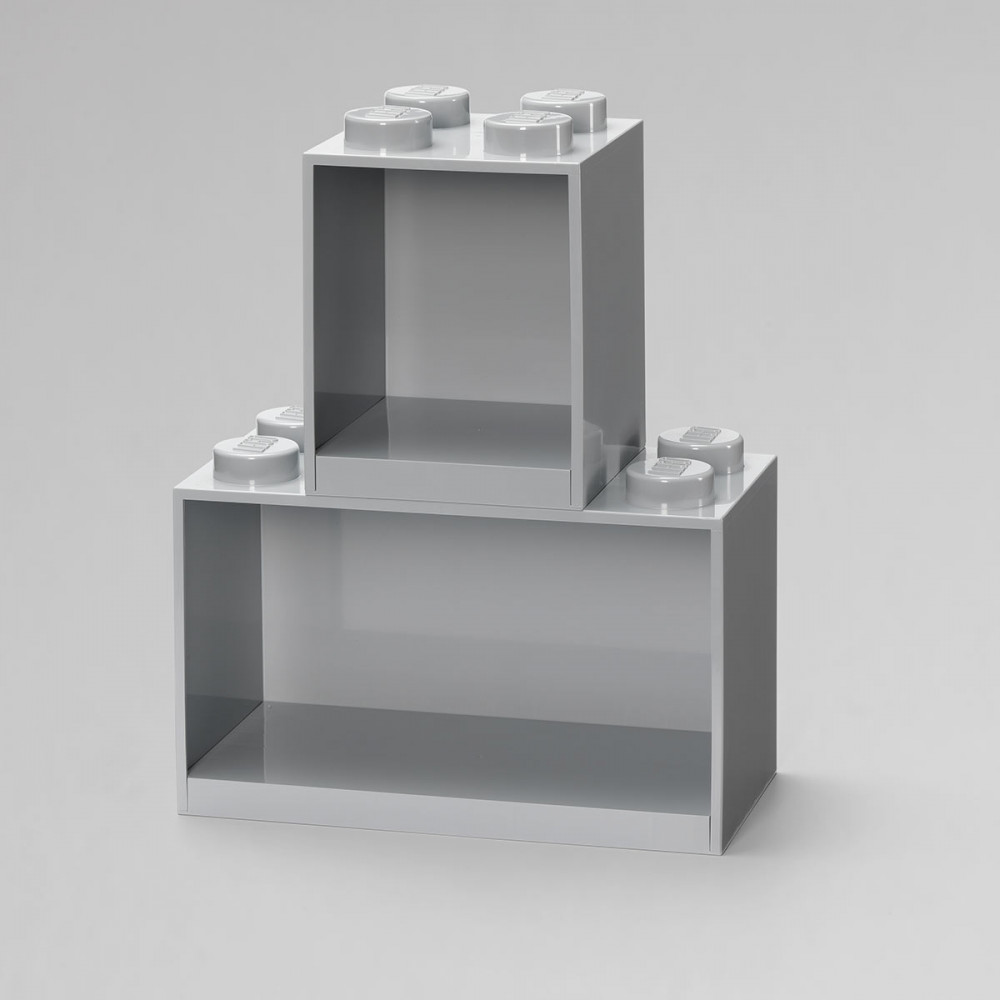 LEGO police u obliku kocaka, dvodelni set, siva