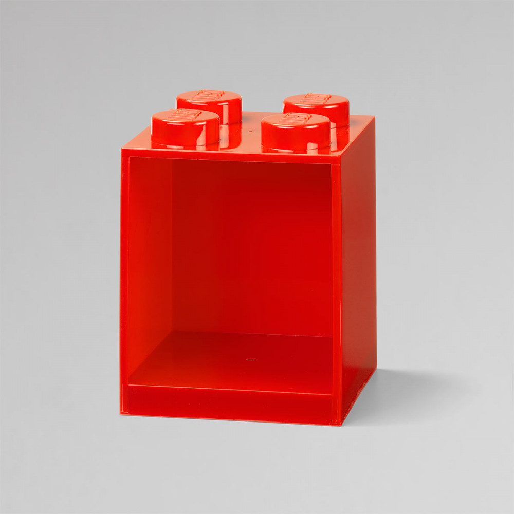 LEGO polica u obliku kocke (4), crvena