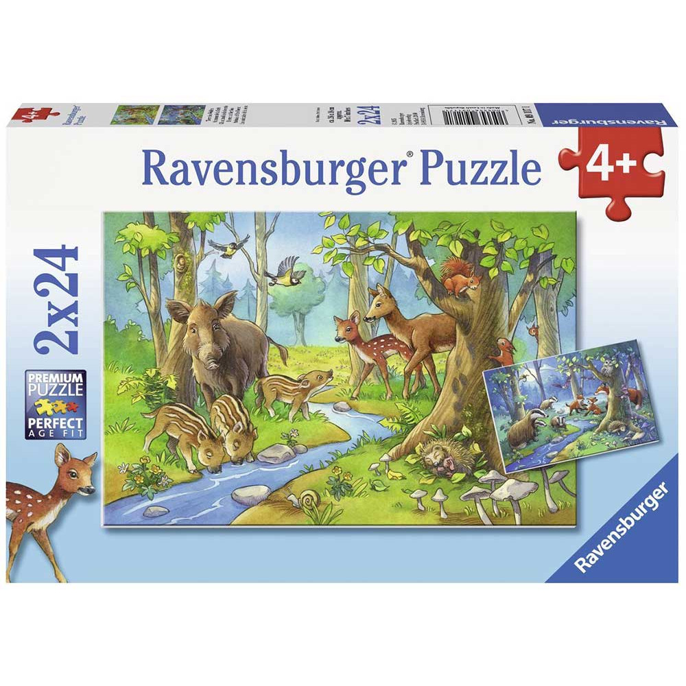 RAVENSBURGER puzzle - Šumske životinje RA09117