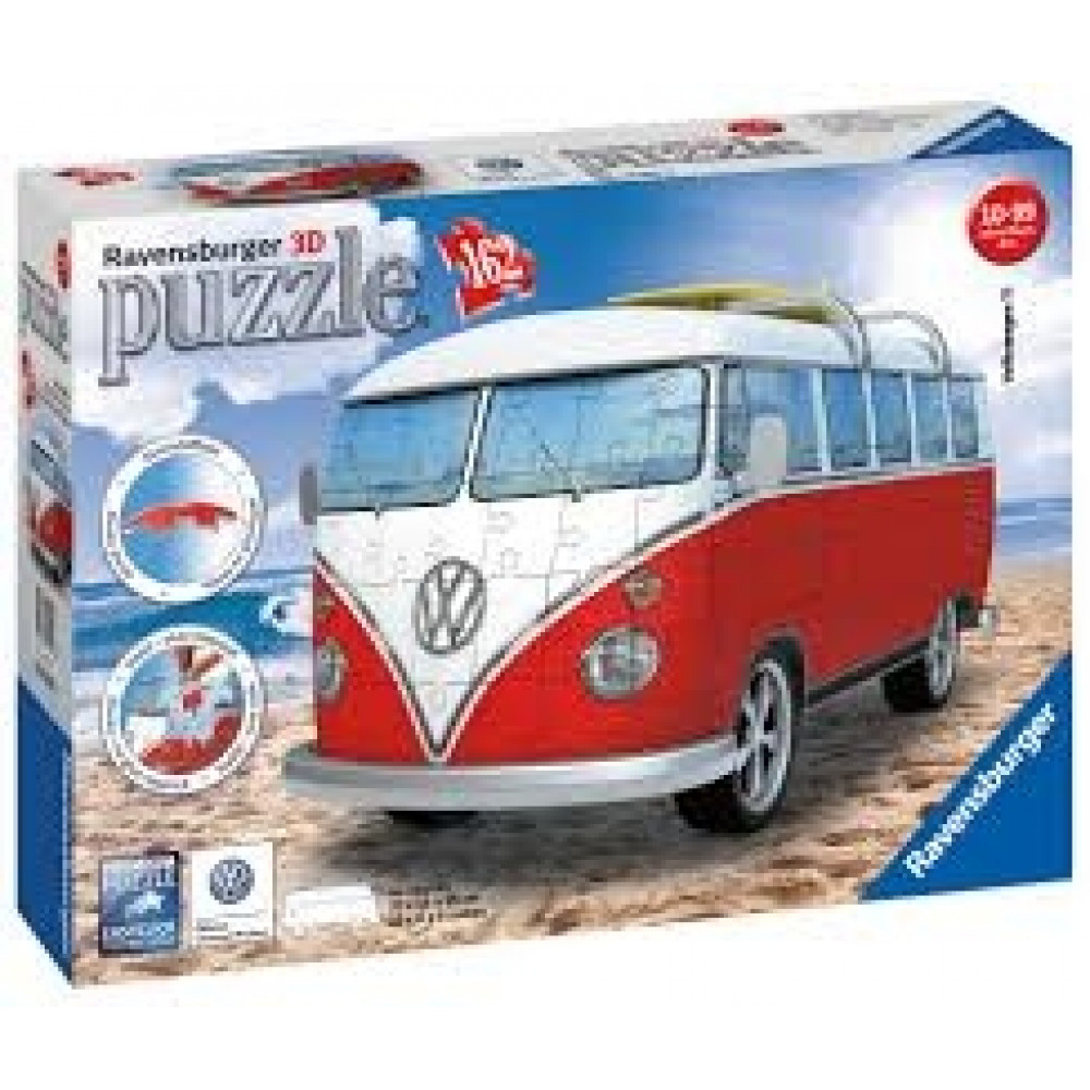 RAVENSBURGER 3D puzzle (slagalice) - vw bus t1 RA12516