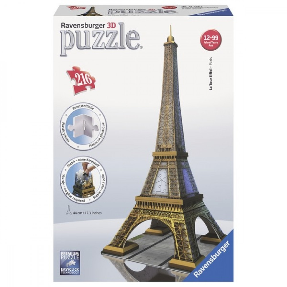 RAVENSBURGER 3D puzzle (slagalice) -ajfelova kula RA12556