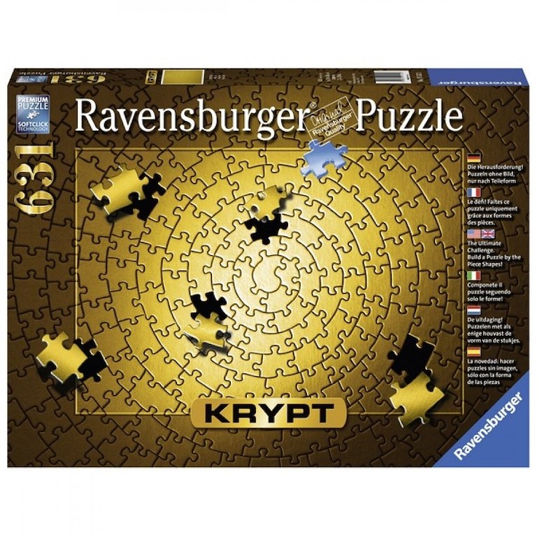 RAVENSBURGER puzzle (slagalice)- krypt zlatni RA15152