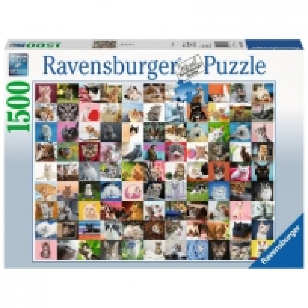 Ravensburger puzzle (slagalice)- 99 macaka RA16235