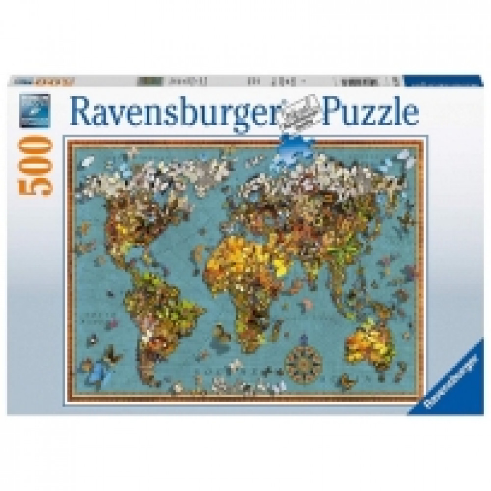 Ravensburger puzzle (slagalice) - Mapa sveta RA15043