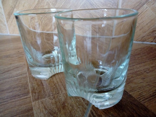 Staklene čašice 2 kom.