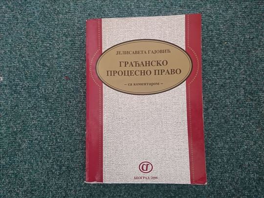 Građansko procesno pravo - Jelisaveta Gajović