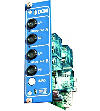 DCM modul 2 kruga,pripremni/tajni spoj, 20 svet. /krug , 4A
Max. load 2 x 860VA – fuse 4x F6,3A, 6,3x32mm. Suitable for LPS and CPS Mini-, Midi-, Maxi- or MultiControl