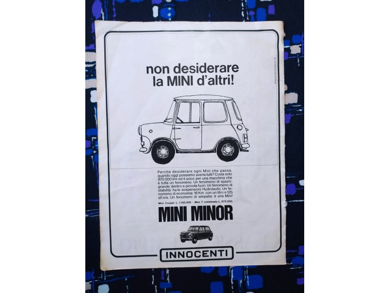 Mercedes-Benz 200D - Mini Minor innocenti