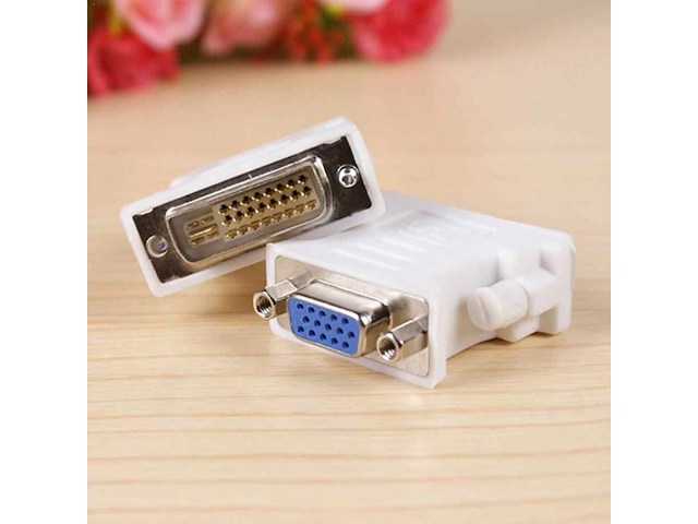 Adapter DVI 24+5 M na VGA 15 F