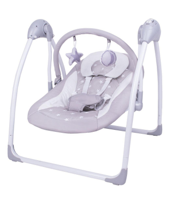 Jungle Ljuljaška za bebe Baby Swing LR50 Grey Stars - 10508