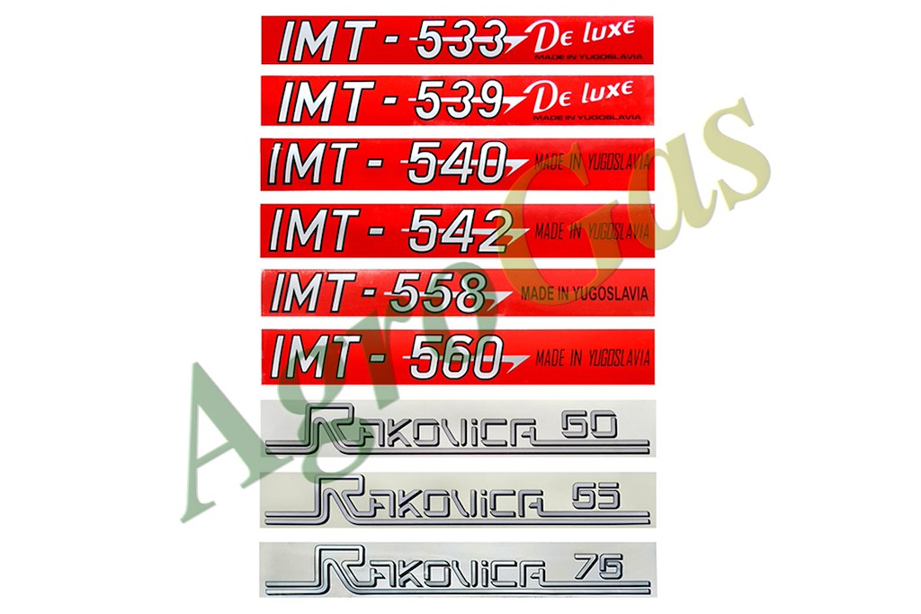 Nalepnica haube IMT 533