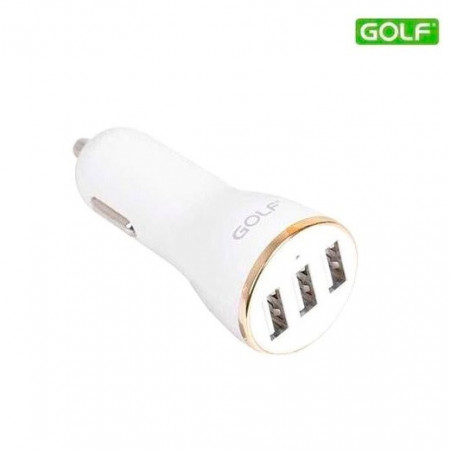 GOLF auto punjač 3 x USB 3.4A