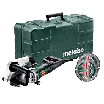 Metabo električna šlicerica MFE 40 + 2 x dijamantske rezne ploče ø 125 x 2,15 x 22,23 mm "CLASSIC", "UNIVERSAL", "UC" 604040500