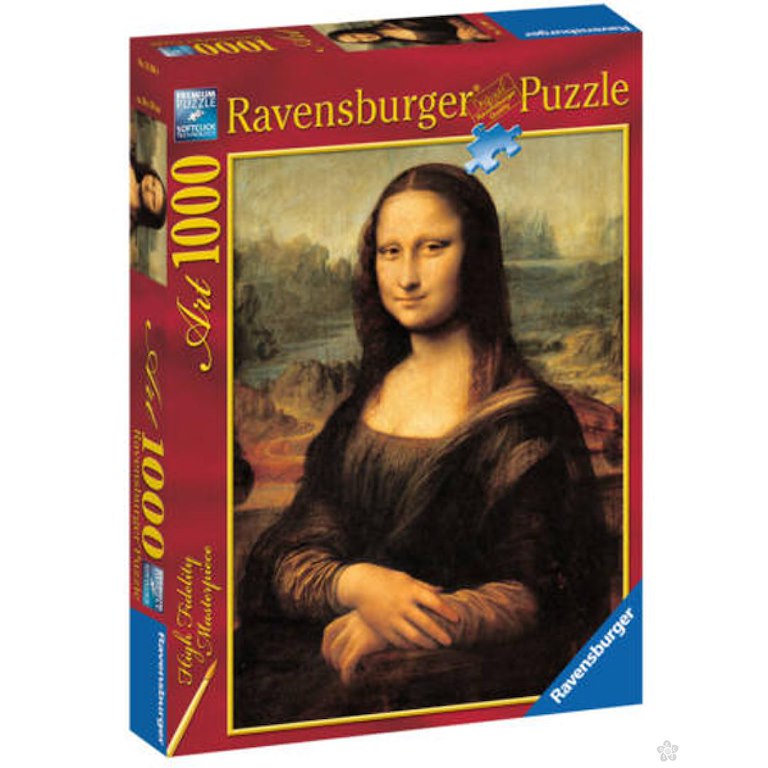 Ravensburger puzzle (slagalice) - Leonardo da Vinci: Mona Lisa RA15296