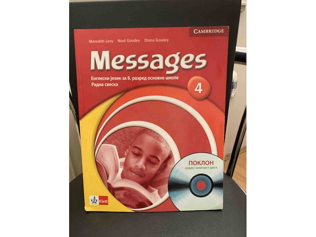 Messages 4 - Engleski za 8 razred Radna sveska sa CD-om