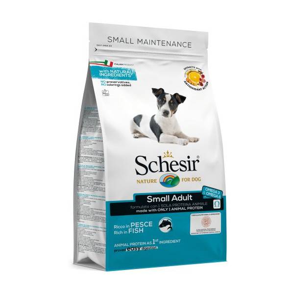Schesir Dry small dog riba - 800gr