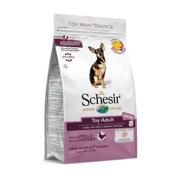 Schesir Dry small dog toy piletina - 800gr