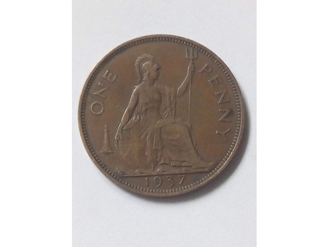 1 One Penny 1937.g - Engleska - LEPA -