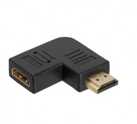 Adapter E-Green HDMI -HDMI M/F pod uglom