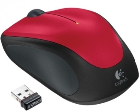 LOGITECH Wireless Mouse M235 - EMEA - RED (910-002496)