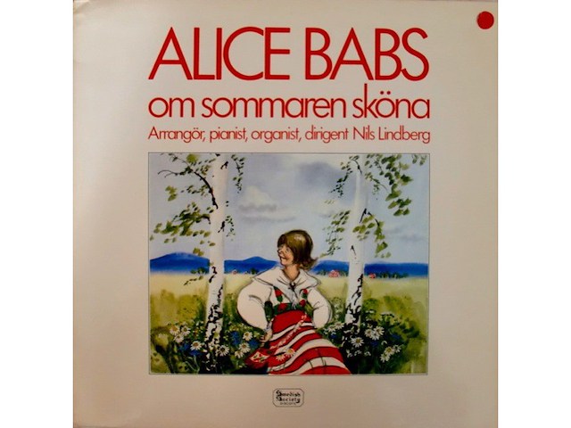 Alice Babs ‎– Om Sommaren Sköna LP Sweden JAZZ
