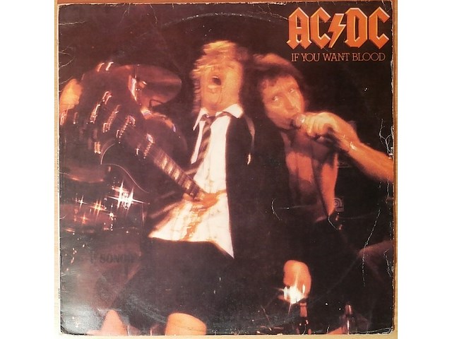 LP AC/DC - If You Want Blood...(1980) 2. press, VG+/VG