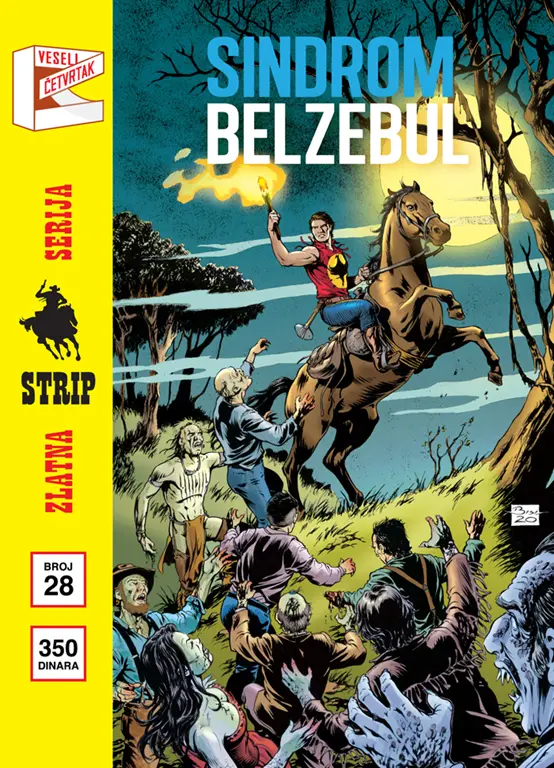 Veseli Četvrtak Zlatna Serija 28 - Zagor, Sindrom Belzebul (korica C)