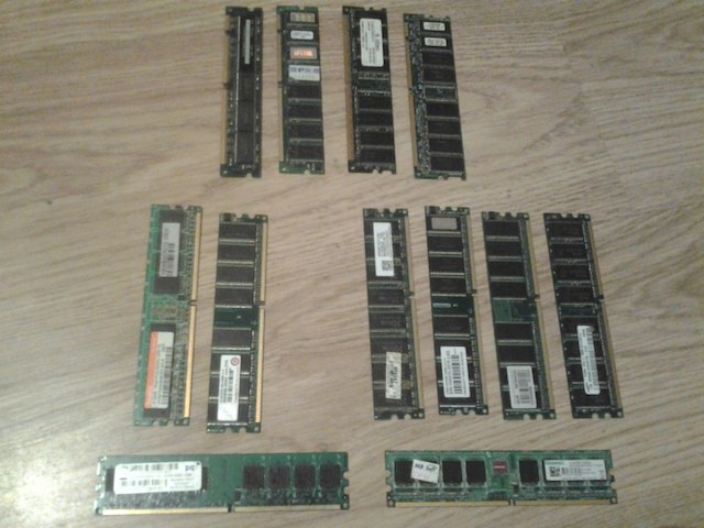 Kompjuteri - Memorije DDR1/DDR2/SD RAM