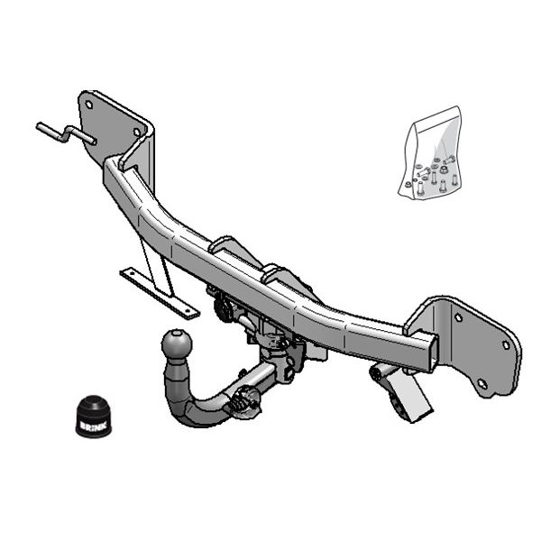 Auto kuka BRINK 470800 preklopna Bmw 3-Seria Retr