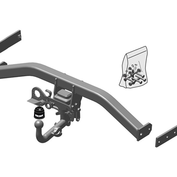 Auto kuka BRINK 493300 preklopna Vw Tiguan Retr