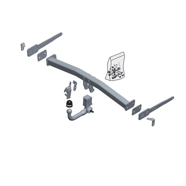 Auto kuka Audi Q3 /Seat Ateca, Tarraco/VW Tiguan BRINK 666100 - vertikalno odvojiva (EU-5)