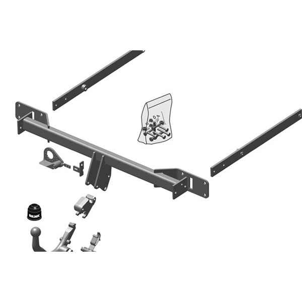 Auto kuka BRINK 528500 odvojiva dijagonalno Mercedes C-Seria Amg Pack. Bma