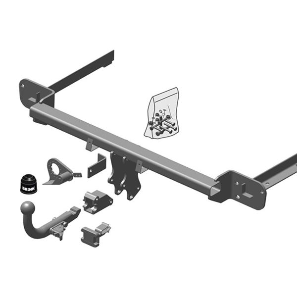 Auto kuka BRINK 448900 odvojiva horizontalno Opel Corsa D Bm2