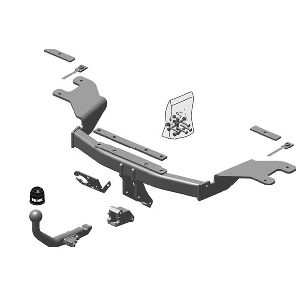 Auto kuka BRINK 476700 odvojiva horizontalno Alfa Romeo 159 Bm2