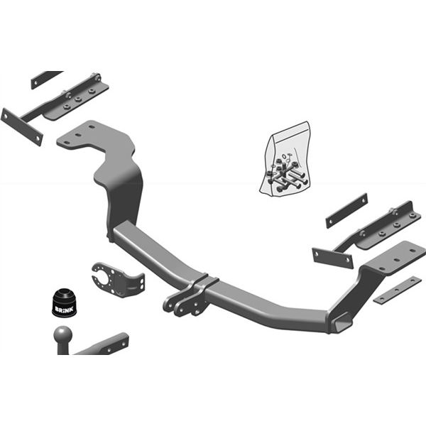 Auto kuka Nissan X-Trail BRINK 493700 - fiksna (EU-3)