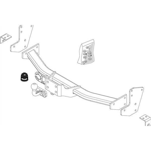 Auto kuka Mercedes Vito/Viano BRINK 419200 - na prirubnici 2F
