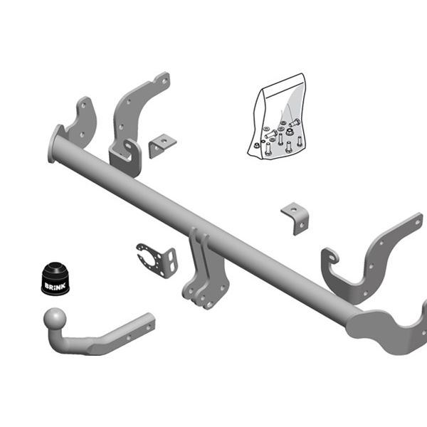 Auto kuka Citroen C4 Cactus BRINK 593300 - fiksna (EU-3)