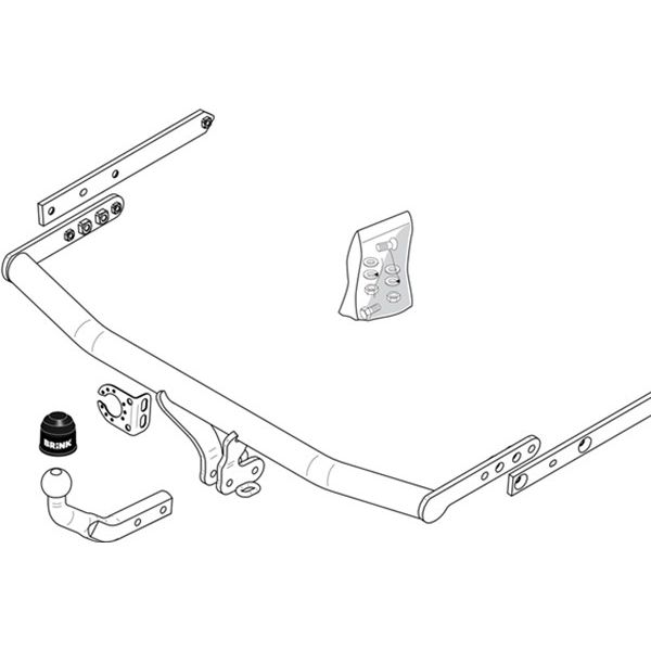 Auto kuka BRINK 345600 fiksna Ford Fiesta Hb, Fusion