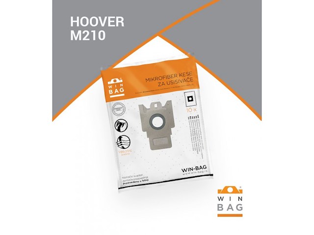 Kese za usisivače HOOVER H60/Telios/Sensory M210