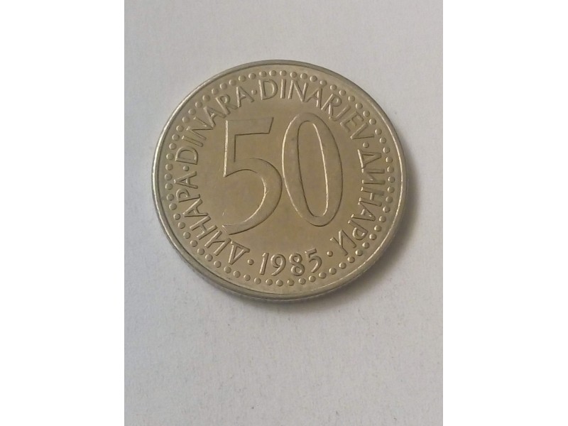 50 Dinara 1985.g - SFRJ -